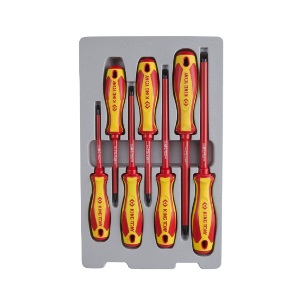 Juego de Destornilladores Aislados VDE de 7 Piezas – FERRISA